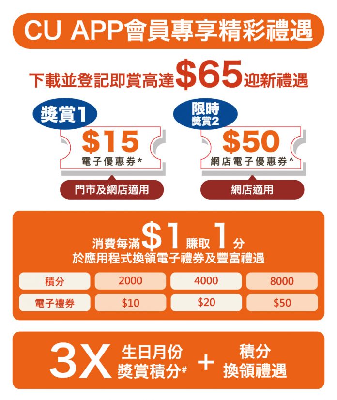 CU APP會員大募集 | 千色Citistore